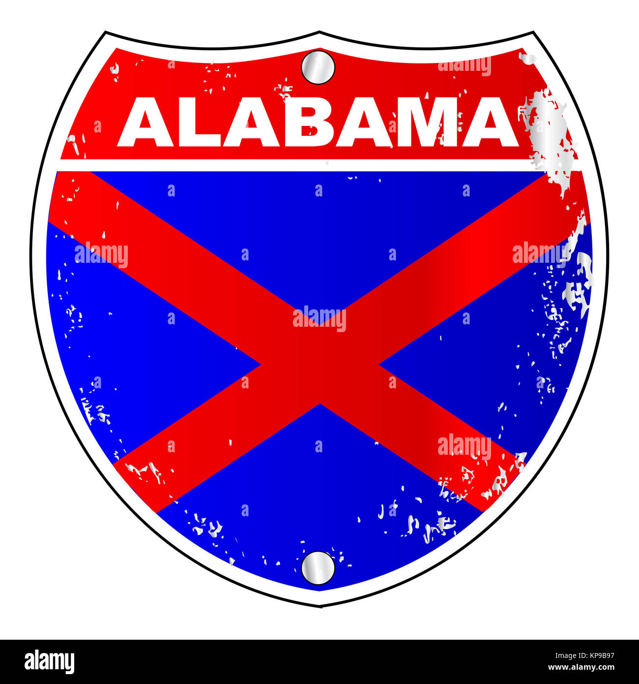 Alabama Interstate Sign Stock Photo - Alamy