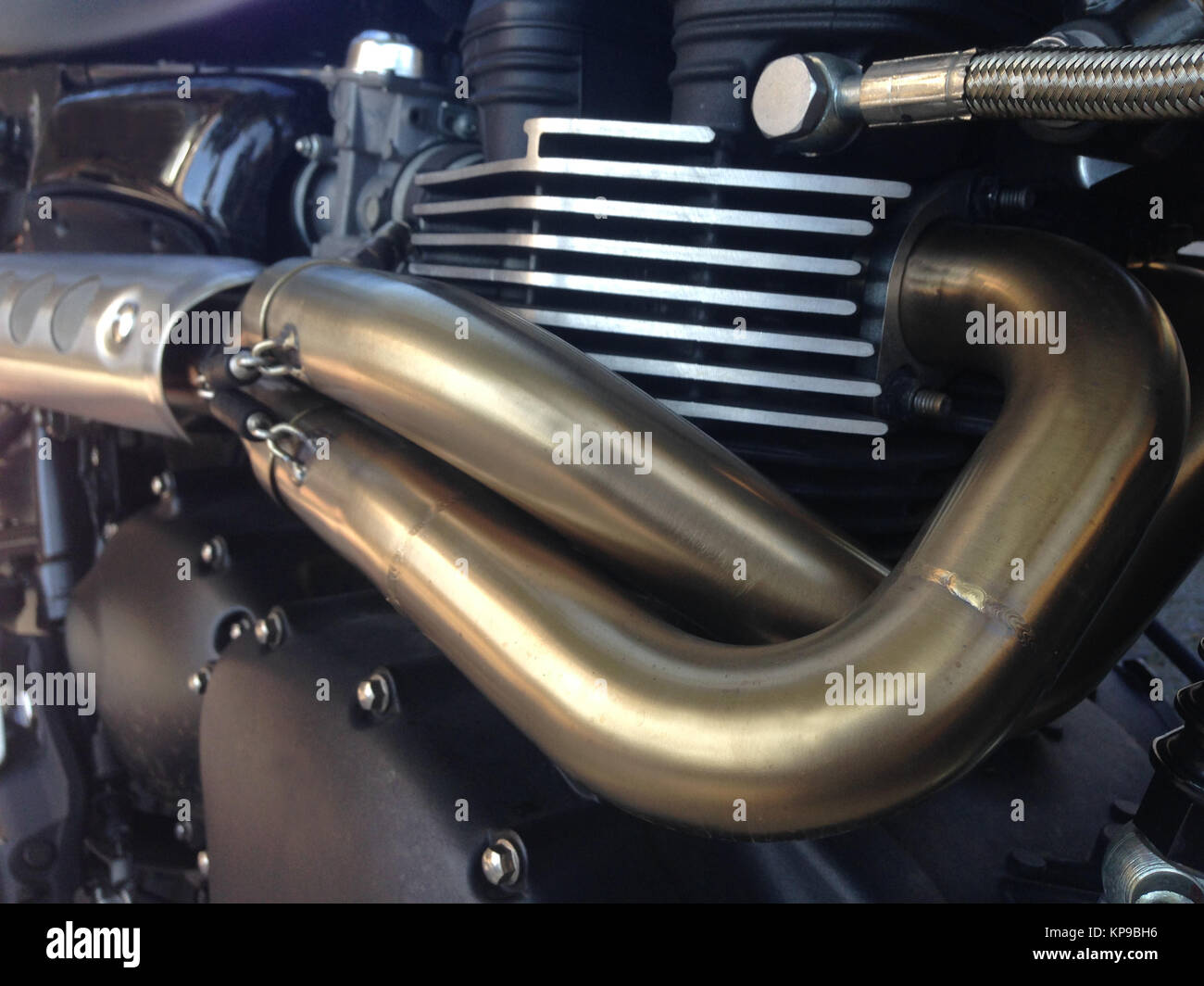 shiny motorcycle engine Stock Photo - Alamy