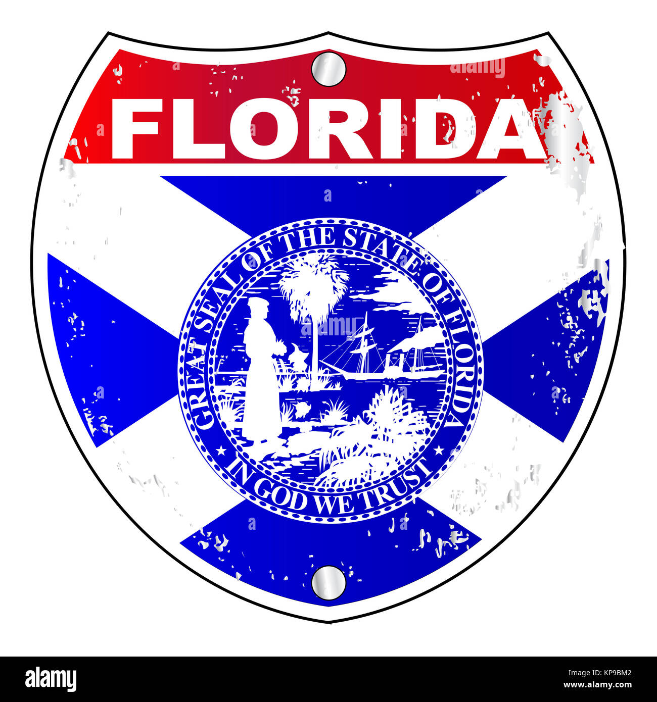 Florida Interstate Sign Stock Photo - Alamy