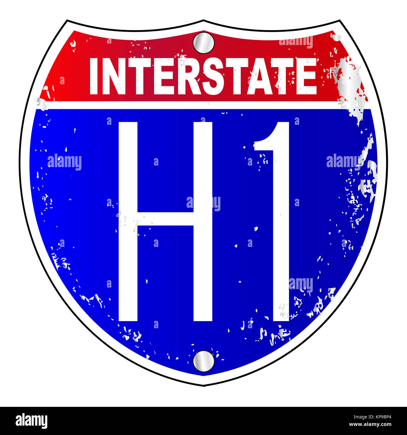 Hawaii Interstate Sign Stock Photo - Alamy