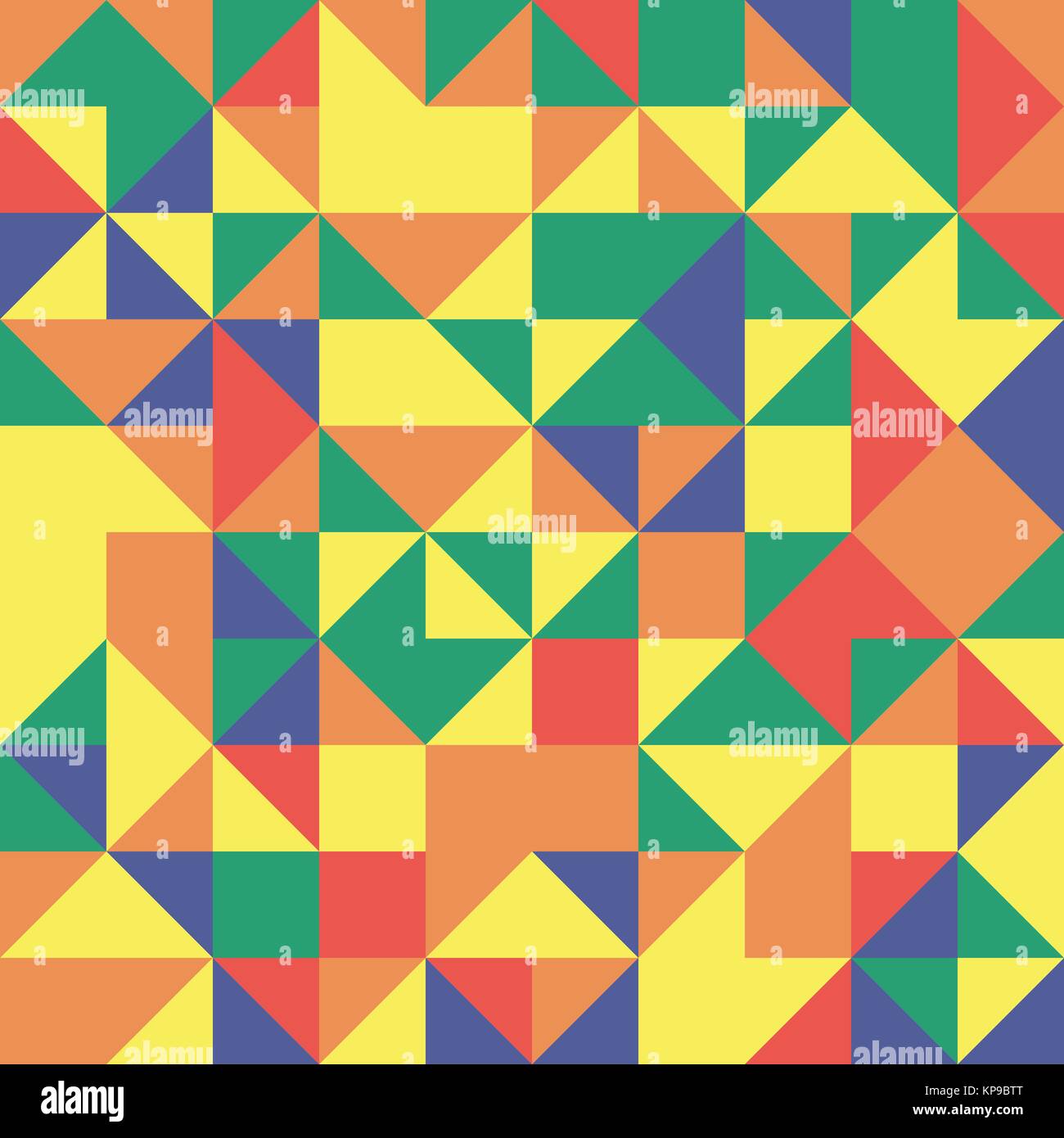 Triangle pattern red yellow Stock Vector Images - Alamy