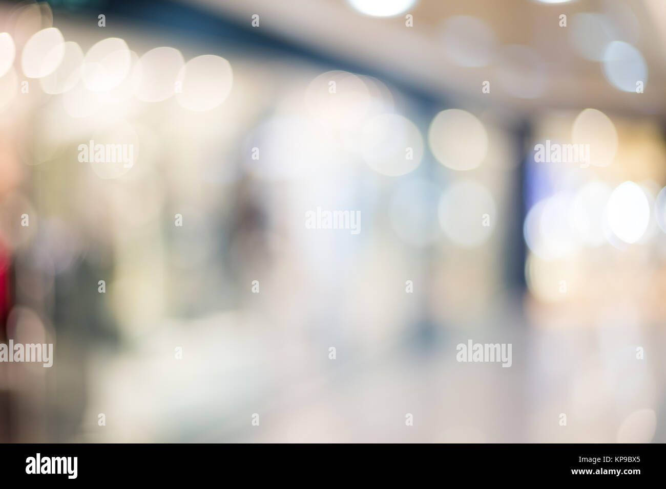 Store blur background with bokeh Stock Photo - Alamy