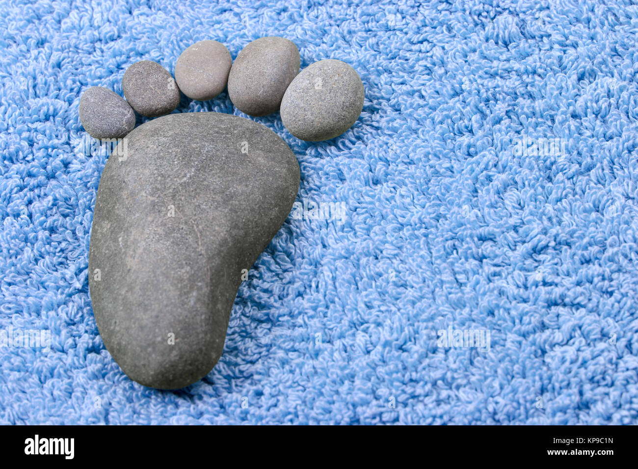 foot symbol with space for text Stock Photo - Alamy