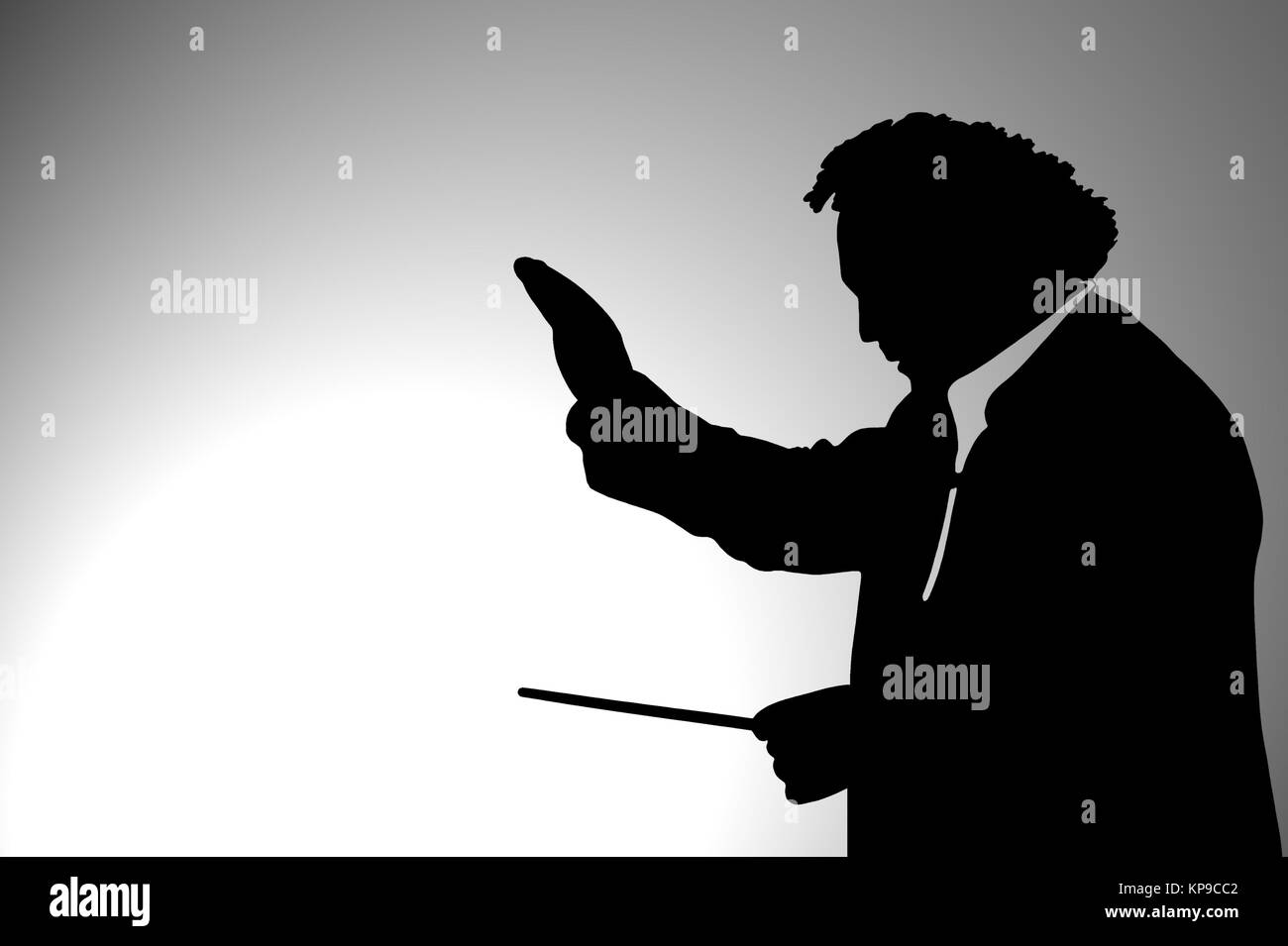 Conductor orchestra illustration hi-res stock photography and images ...