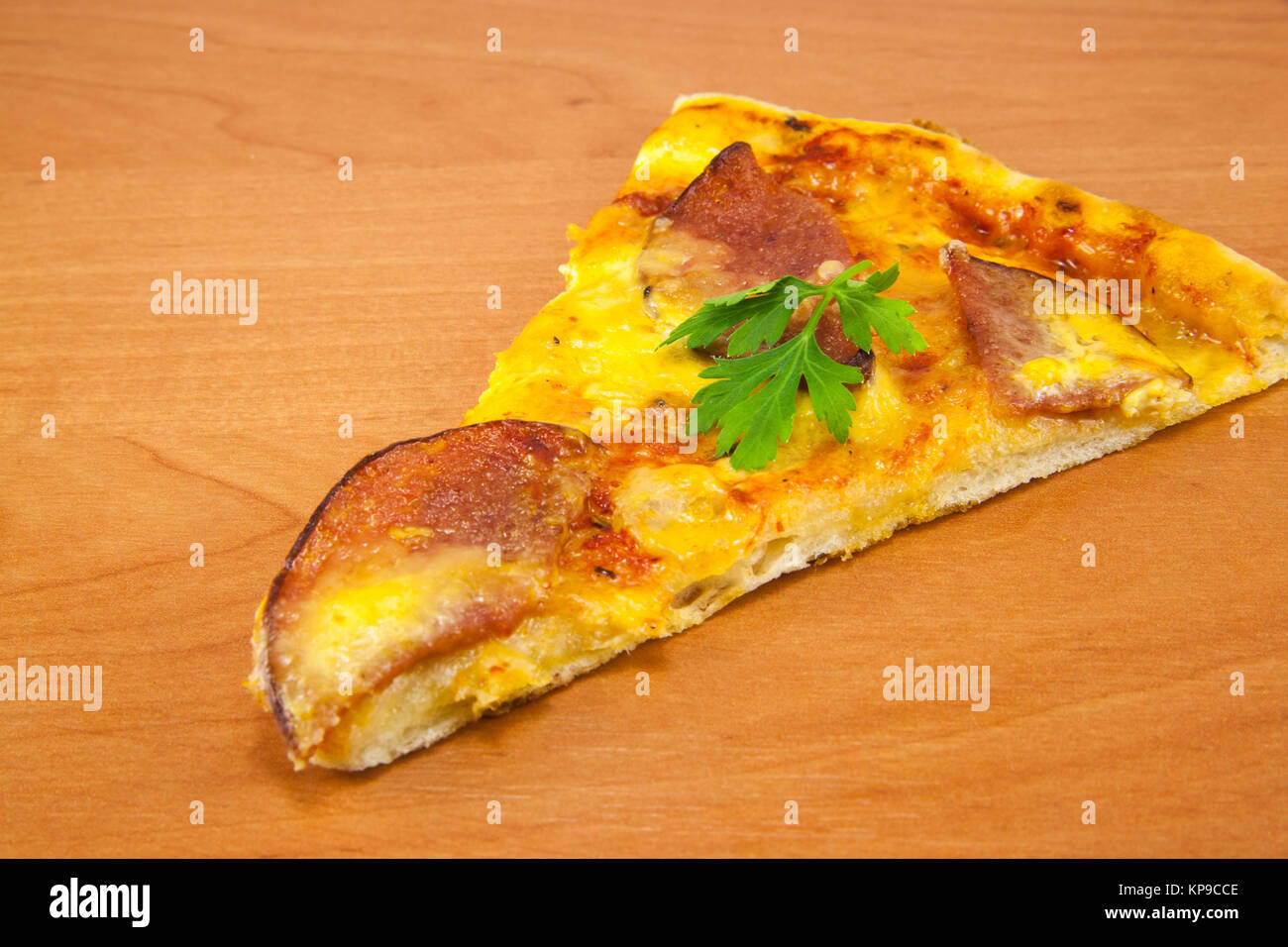 Delicious pizza in a restaurant Stock Photo - Alamy