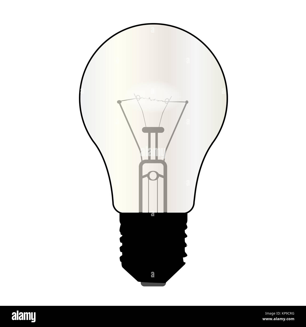 Isolated Light Bulb Stock Photo - Alamy