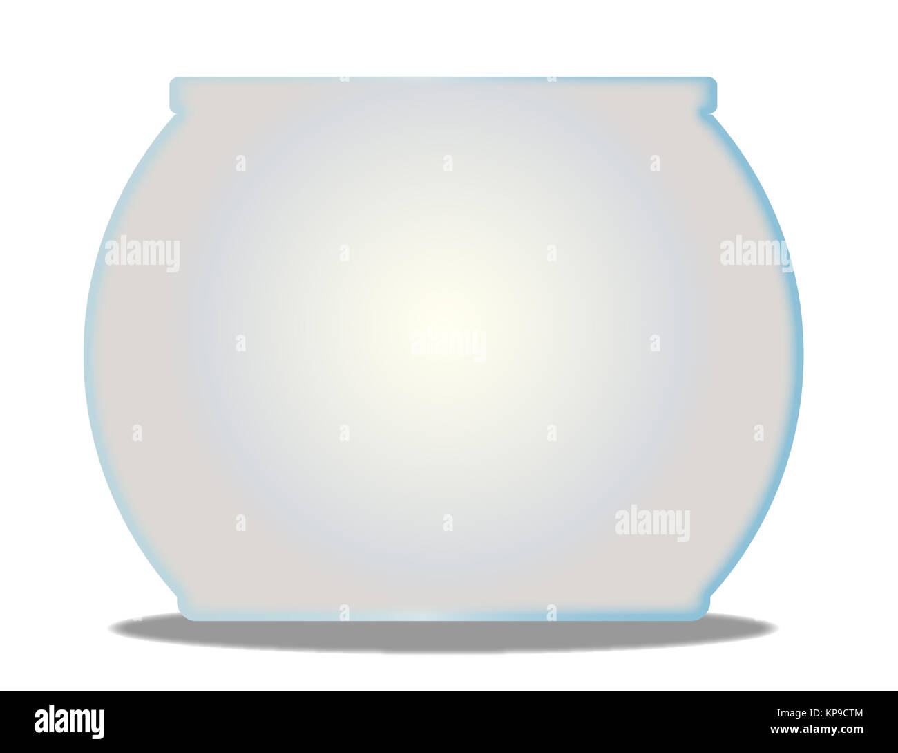 Empty Goldfish Bowl Stock Photo - Alamy