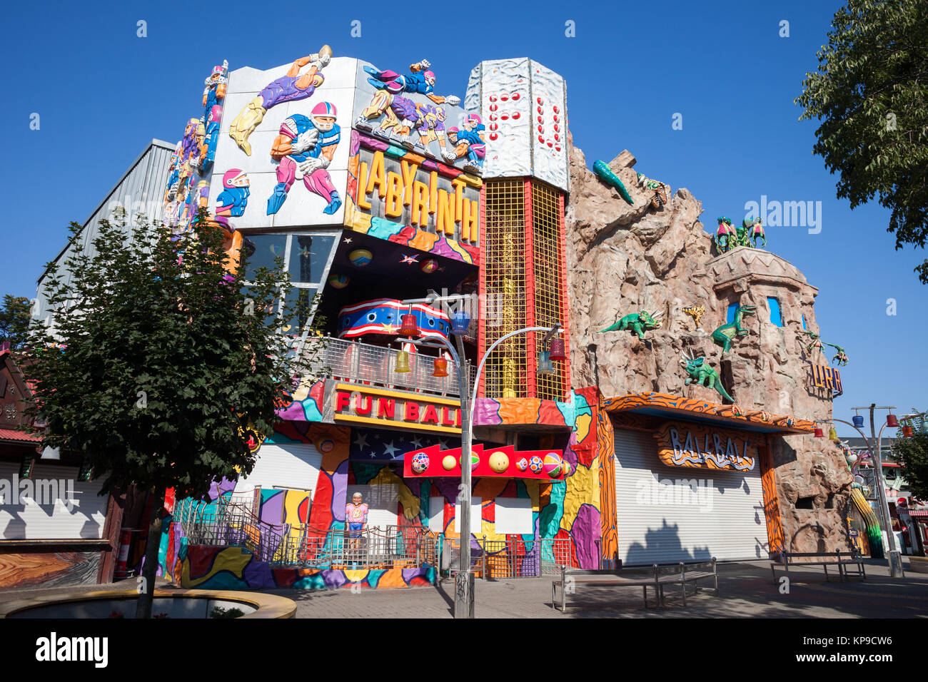 Austria vienna prater fun park hi-res stock photography and images - Alamy