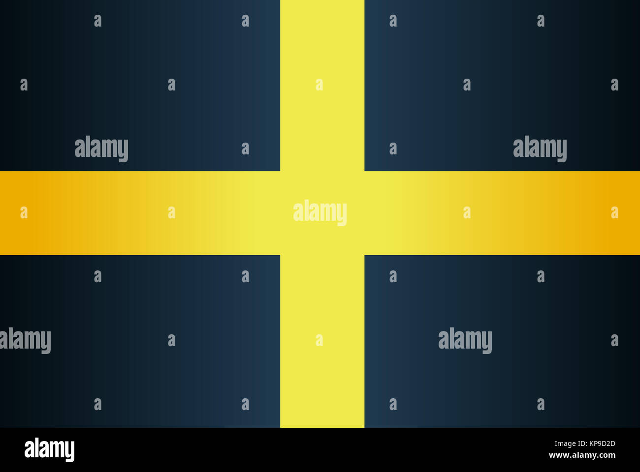 Flag of Saint David Of Wales Stock Photo - Alamy