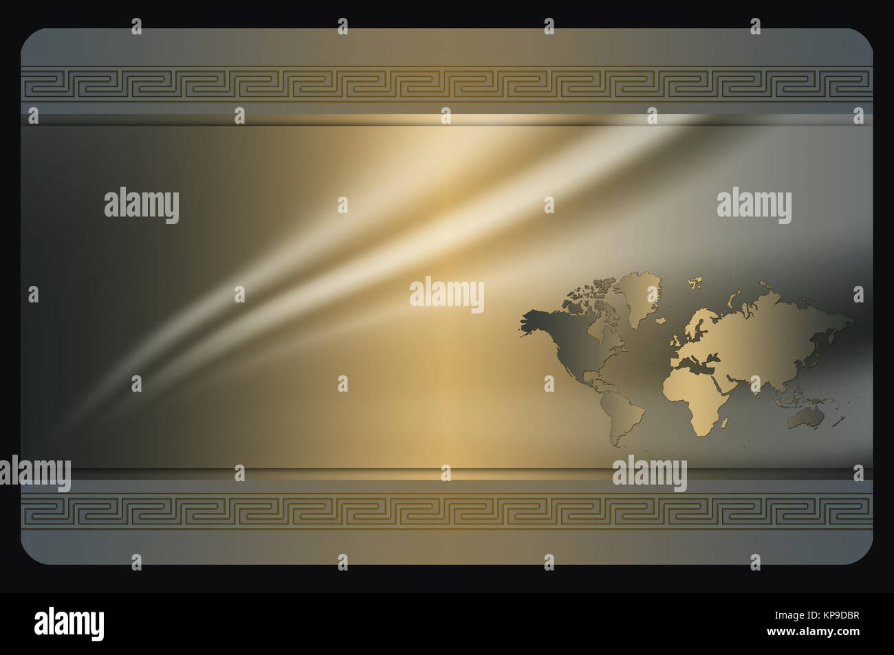 Map decorative border hi-res stock photography and images - Alamy