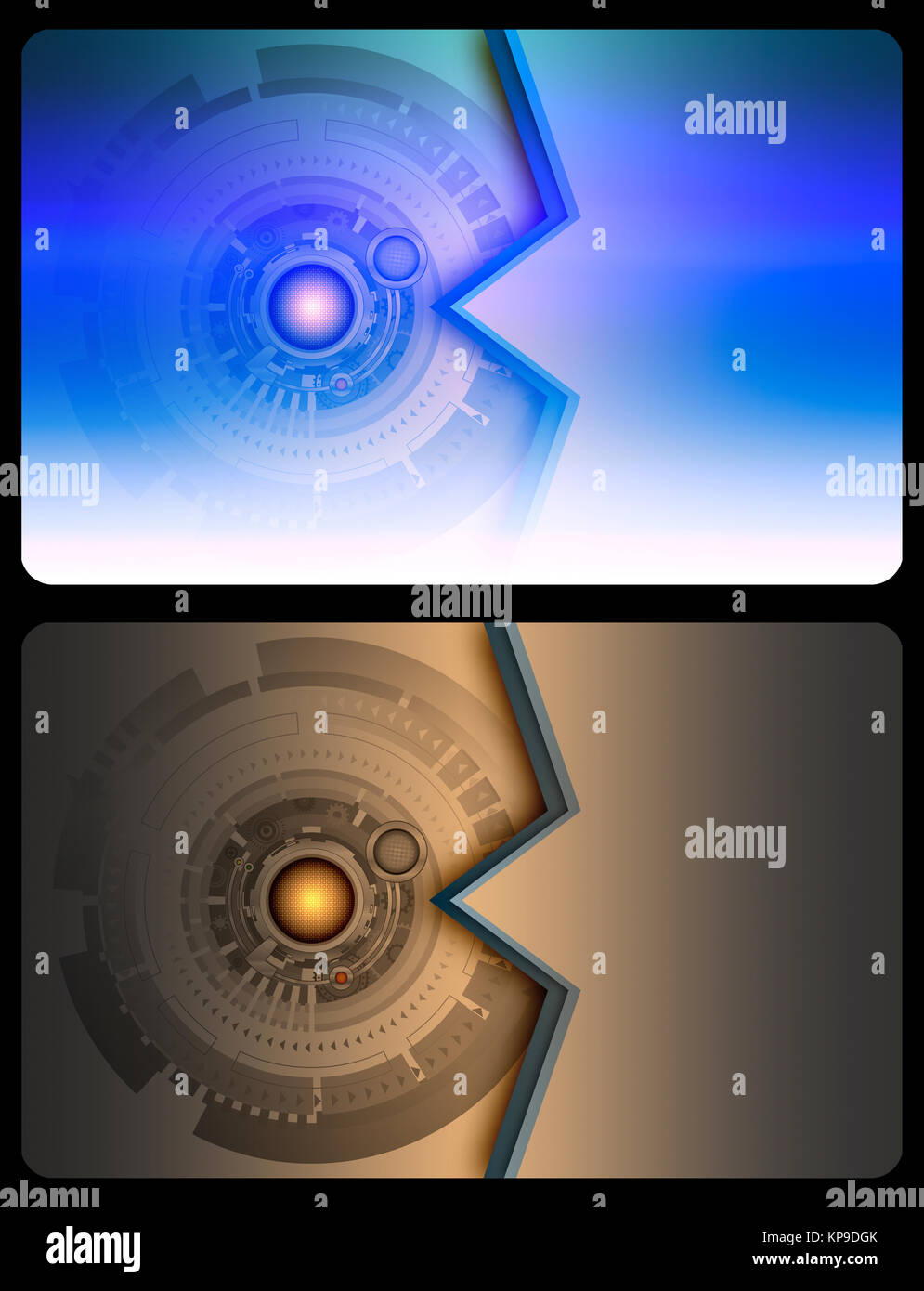 Futuristic background with abstract technology elements for the design ...