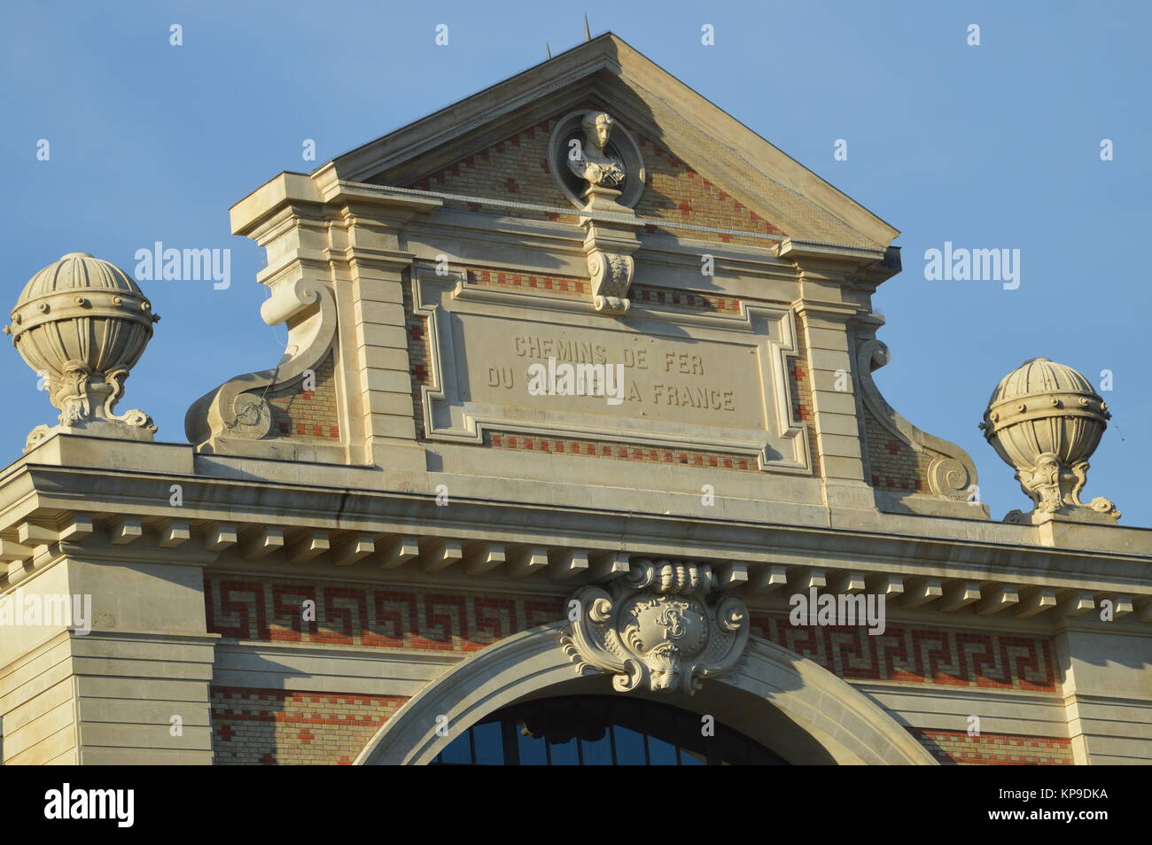 old station building in Nice Stock Photo - Alamy