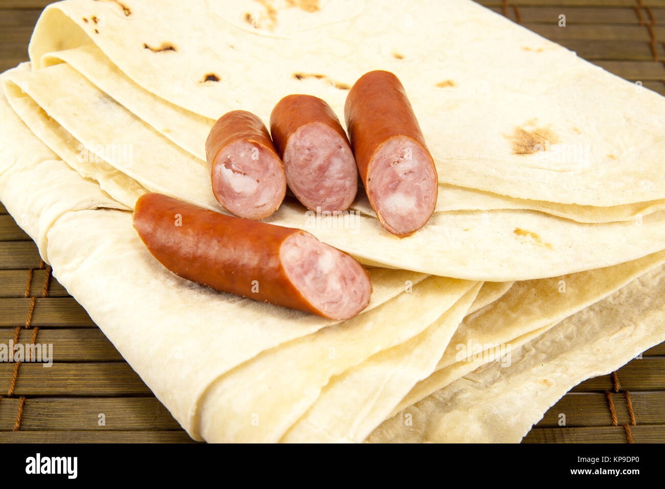 Large thin pita bread, isolated Stock Photo - Alamy