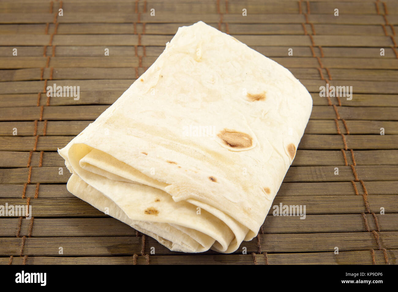 Large thin pita bread, isolated Stock Photo - Alamy