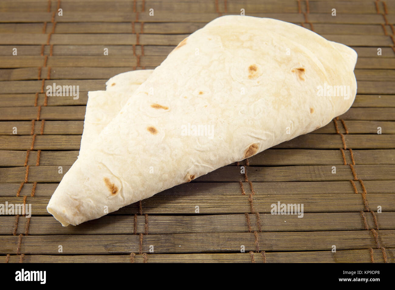 Large thin pita bread, isolated Stock Photo - Alamy