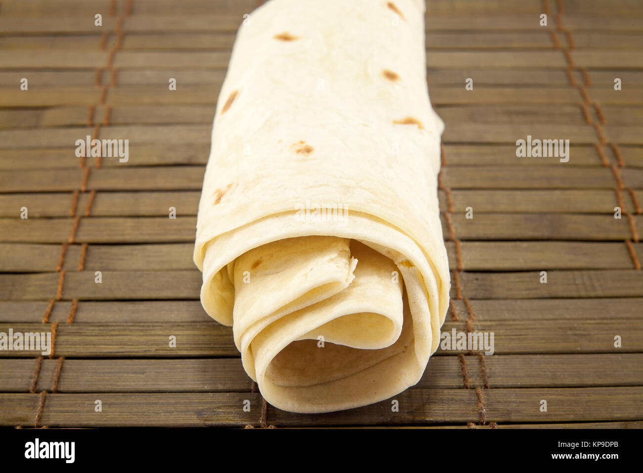 Large thin pita bread, isolated Stock Photo - Alamy