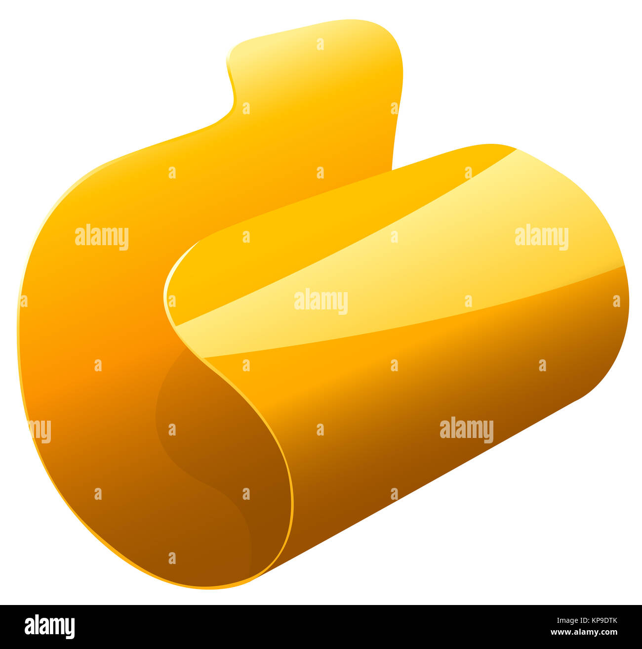 Yellow file folder Stock Photo - Alamy