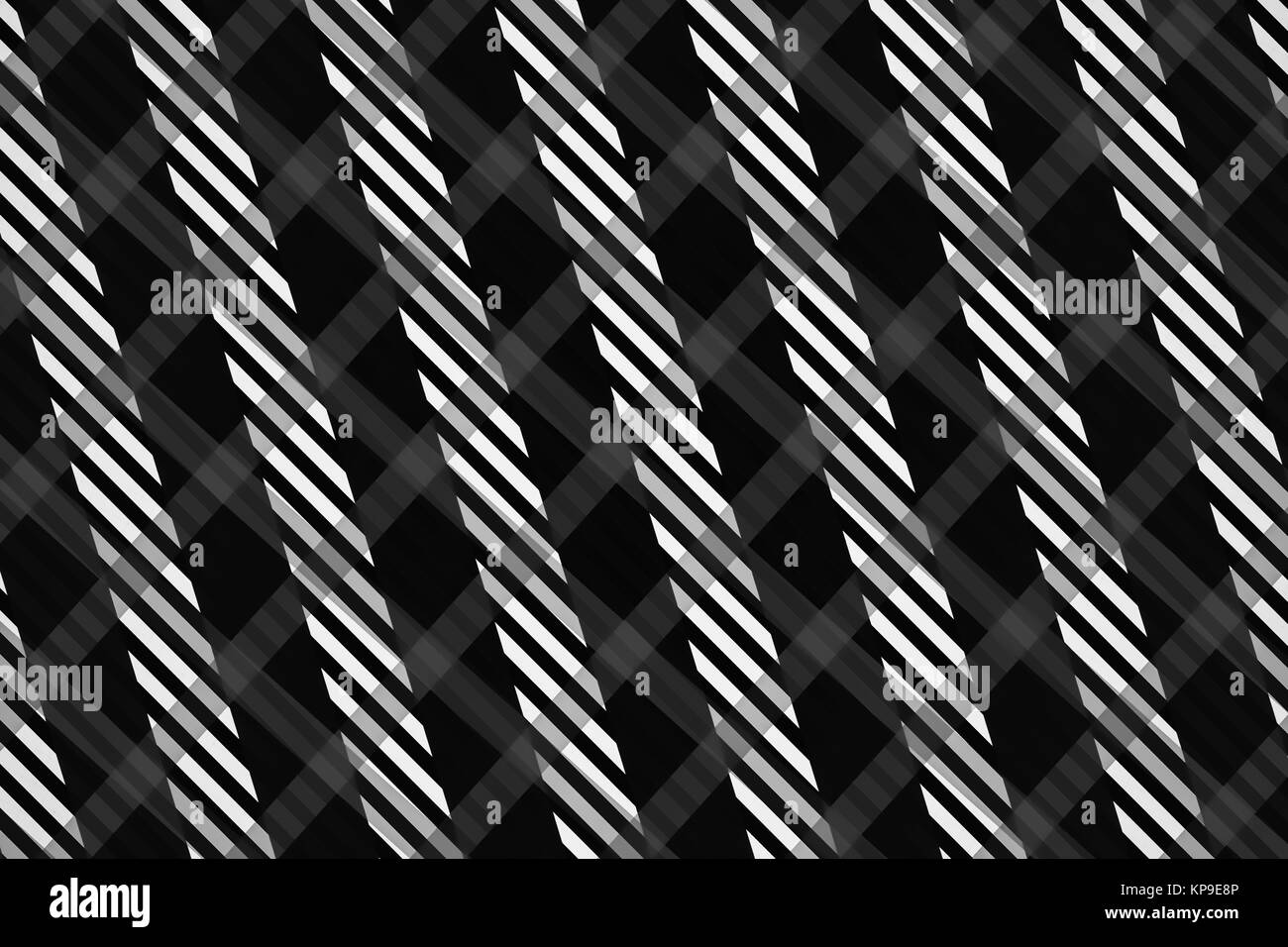 Black and White Computer Generated Abstract Geometric Pattern Stock ...