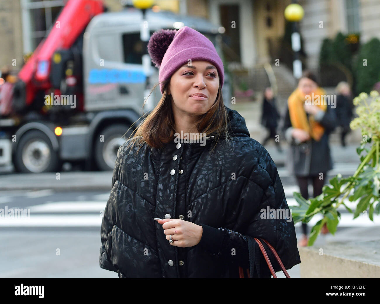 Strictly come dancing dancer katya jones arriving bbc broadcasting ...
