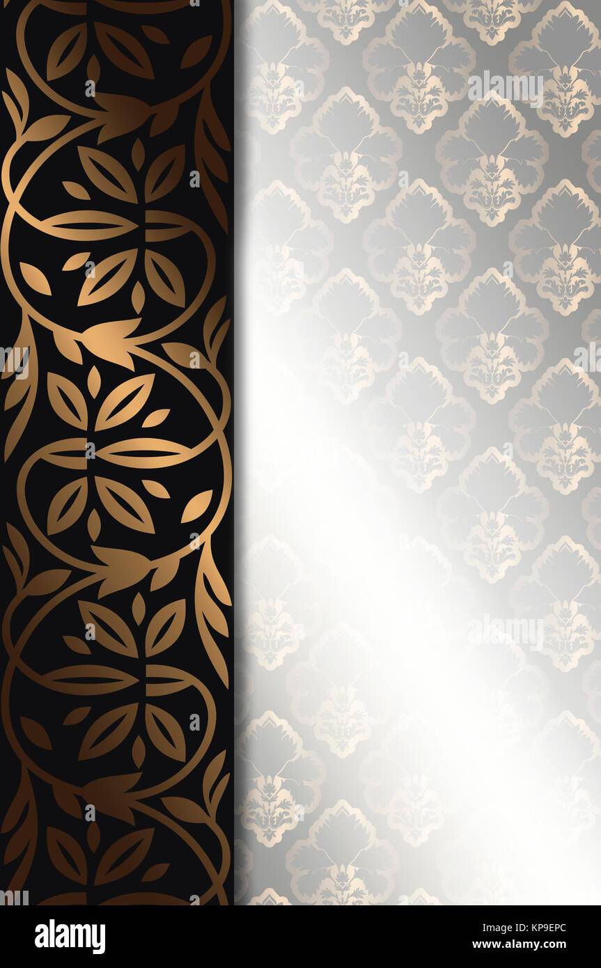 Decorative background with elegant patterns for the design Stock Photo ...