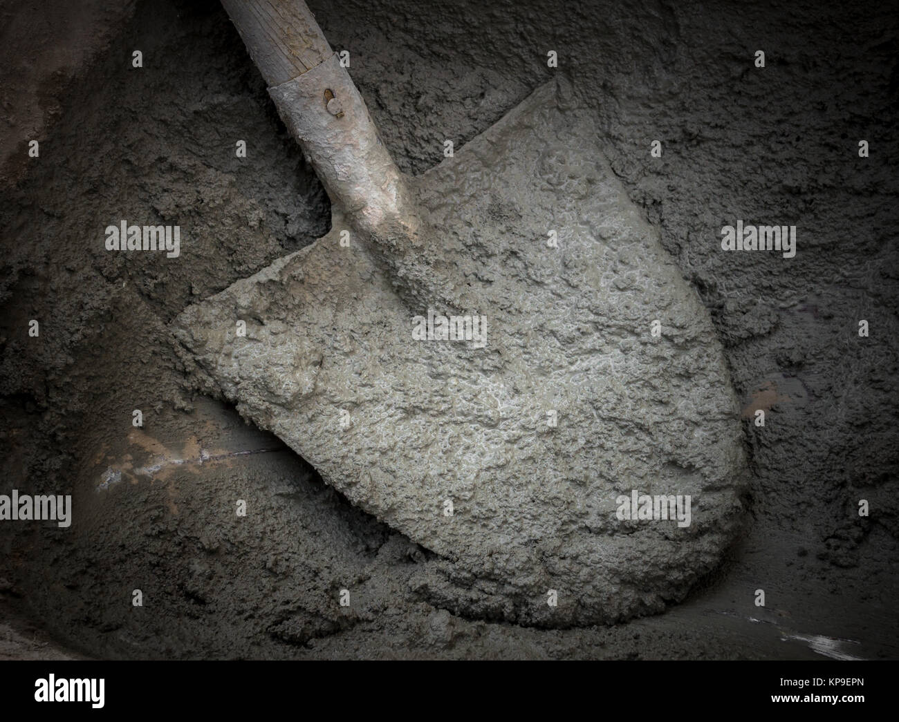 Hand mixing concrete shovel hi-res stock photography and images - Alamy