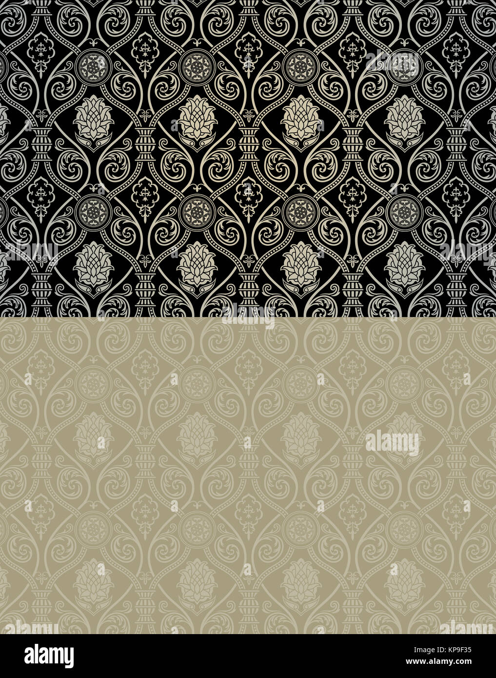 Two european vintage ornamental backgrounds for the design Stock Photo ...