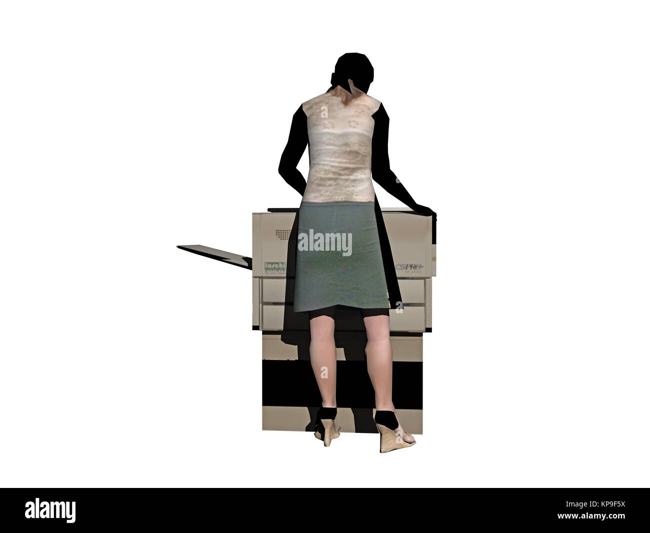 woman released in office Stock Photo - Alamy