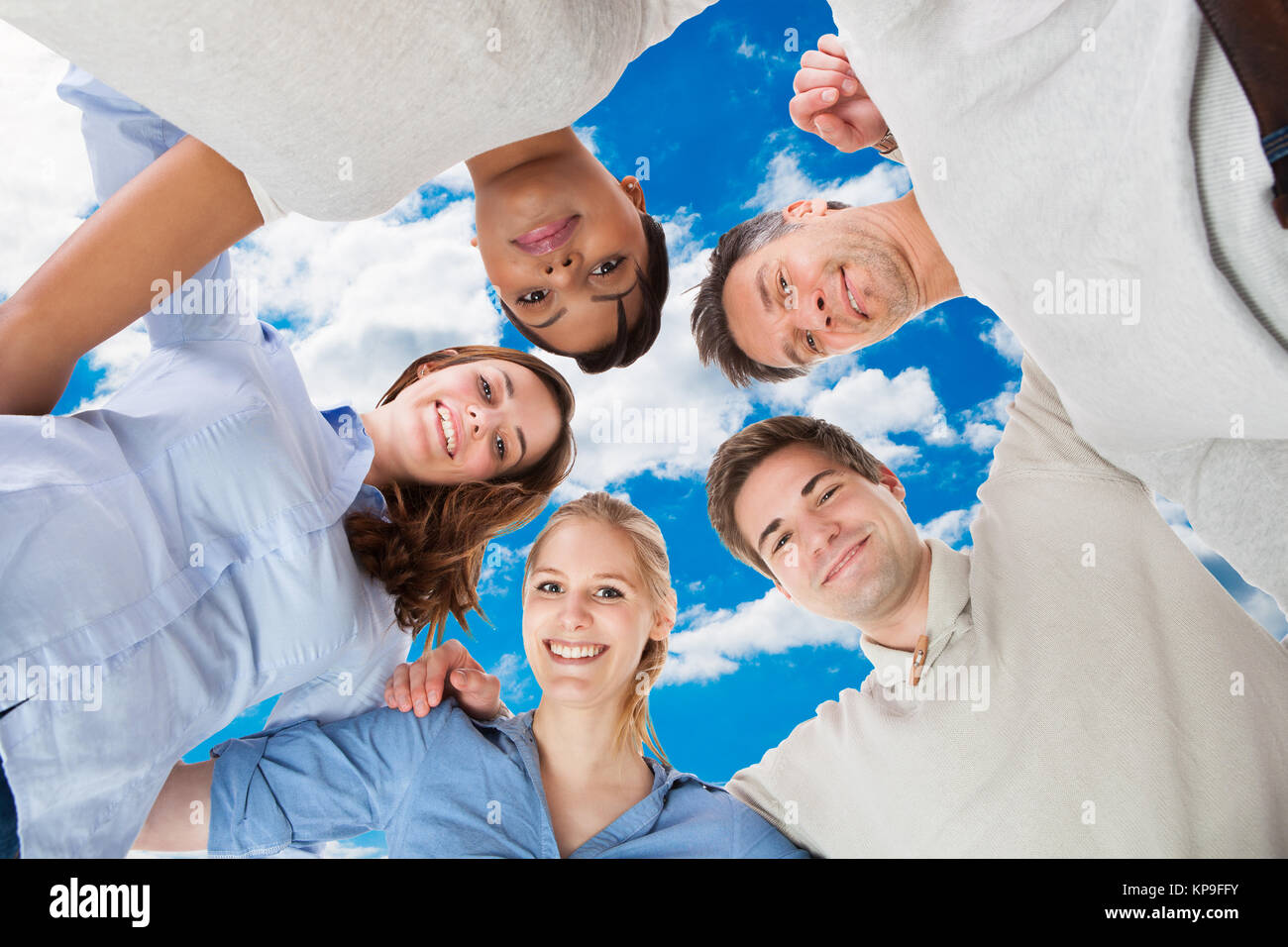 Happy Group Of People Stock Photo - Alamy