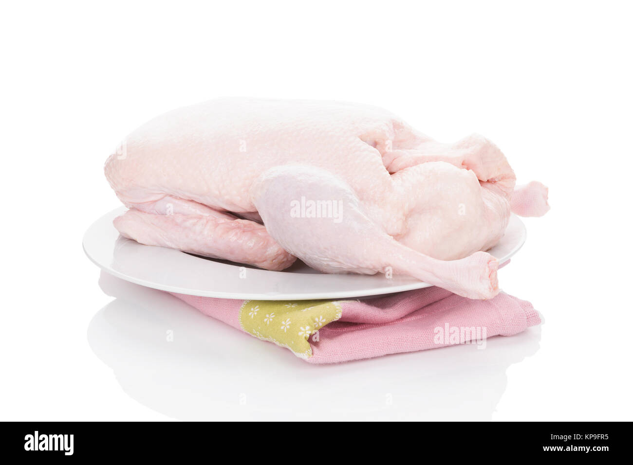 Fresh raw duck isolated on white background. Culinary cooking Stock ...