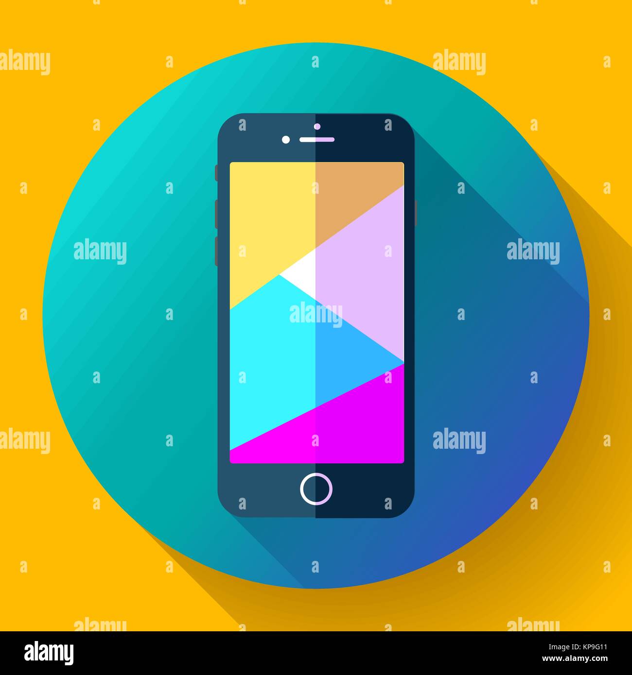 Mobile phone icon, phone icon vector Stock Vector Image & Art - Alamy