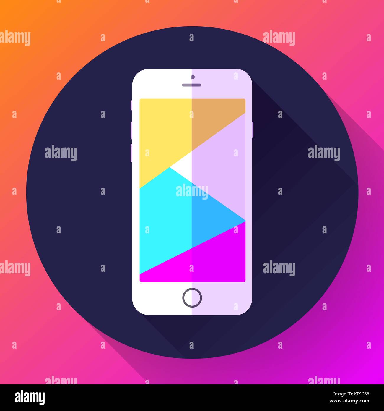 Mobile phone smartphone electronic Stock Vector Images - Alamy