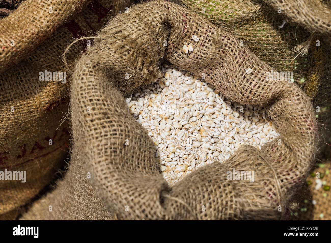 Sack of barley hi-res stock photography and images - Alamy