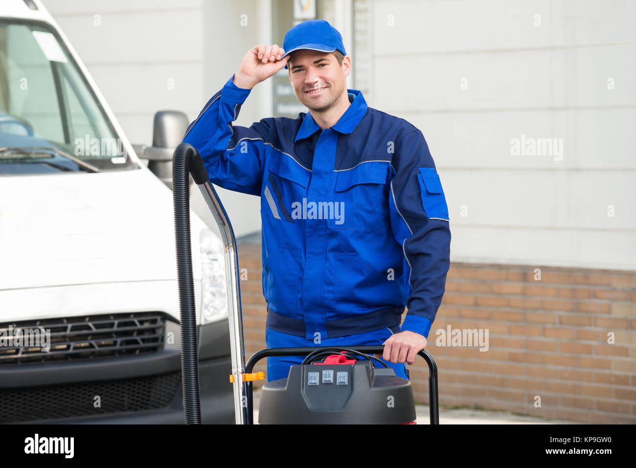 Professional janitor wearing uniform hi-res stock photography and ...
