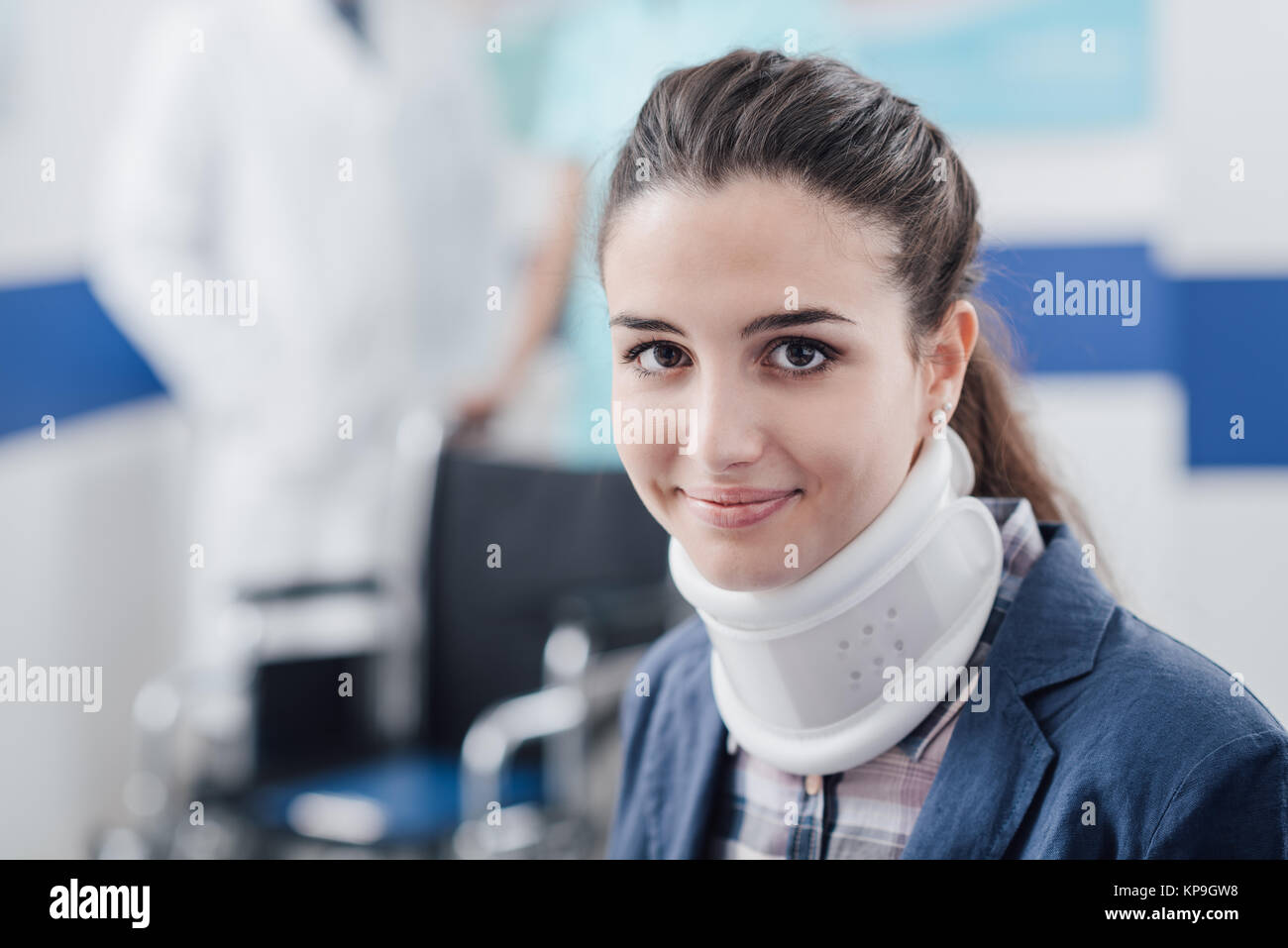 Neck Brace Hospital High Resolution Stock Photography and Images - Alamy