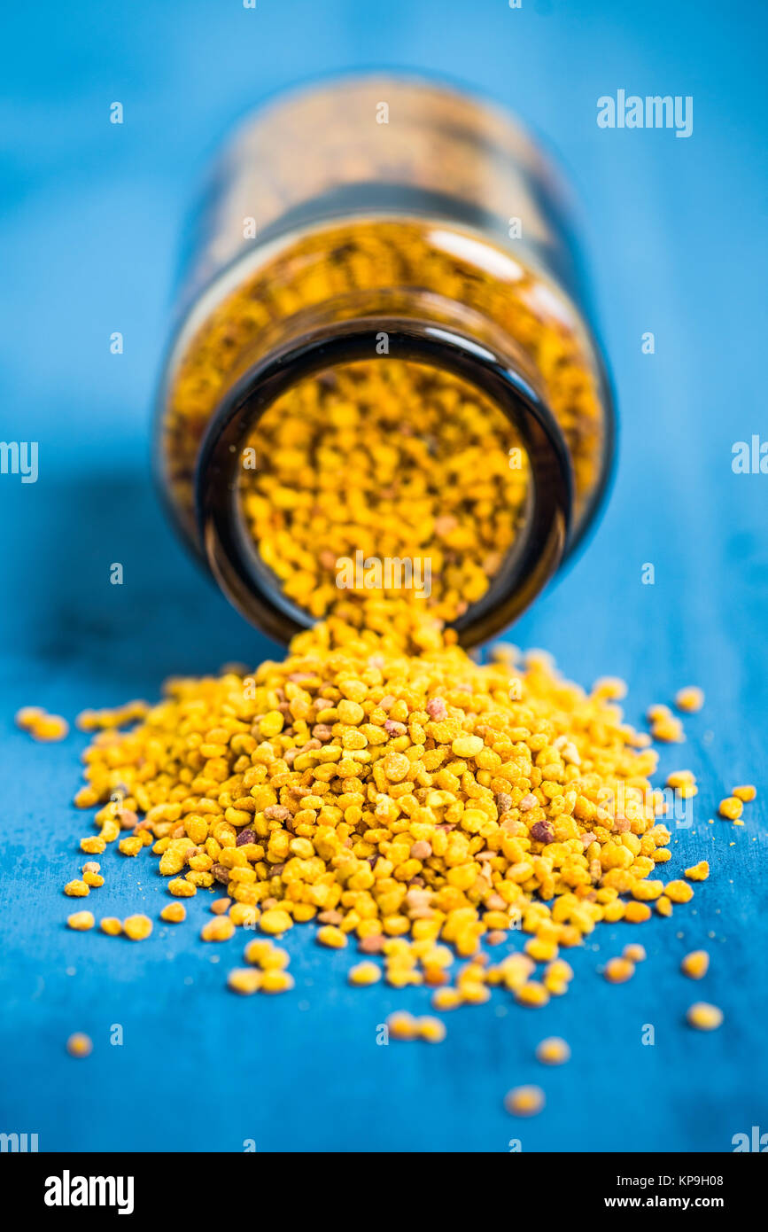 Bee pollen and propolis Stock Photo - Alamy