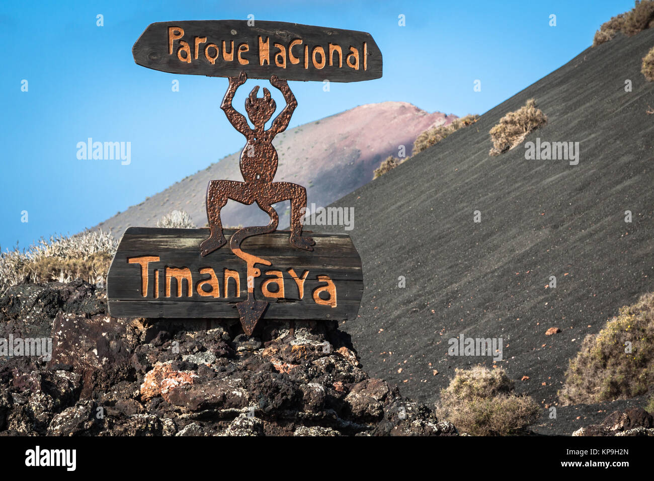 timanfaya national park in lanzarote,canary islands,spain Stock Photo ...