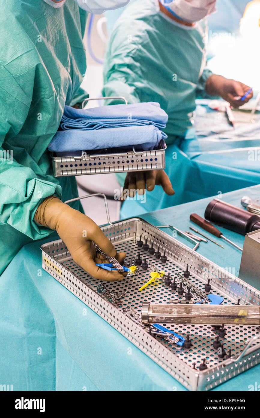 Material of orthopedic surgery, France Stock Photo - Alamy