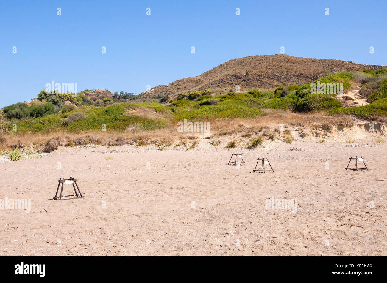 sea turtle nesting site on zakynthos Stock Photo - Alamy
