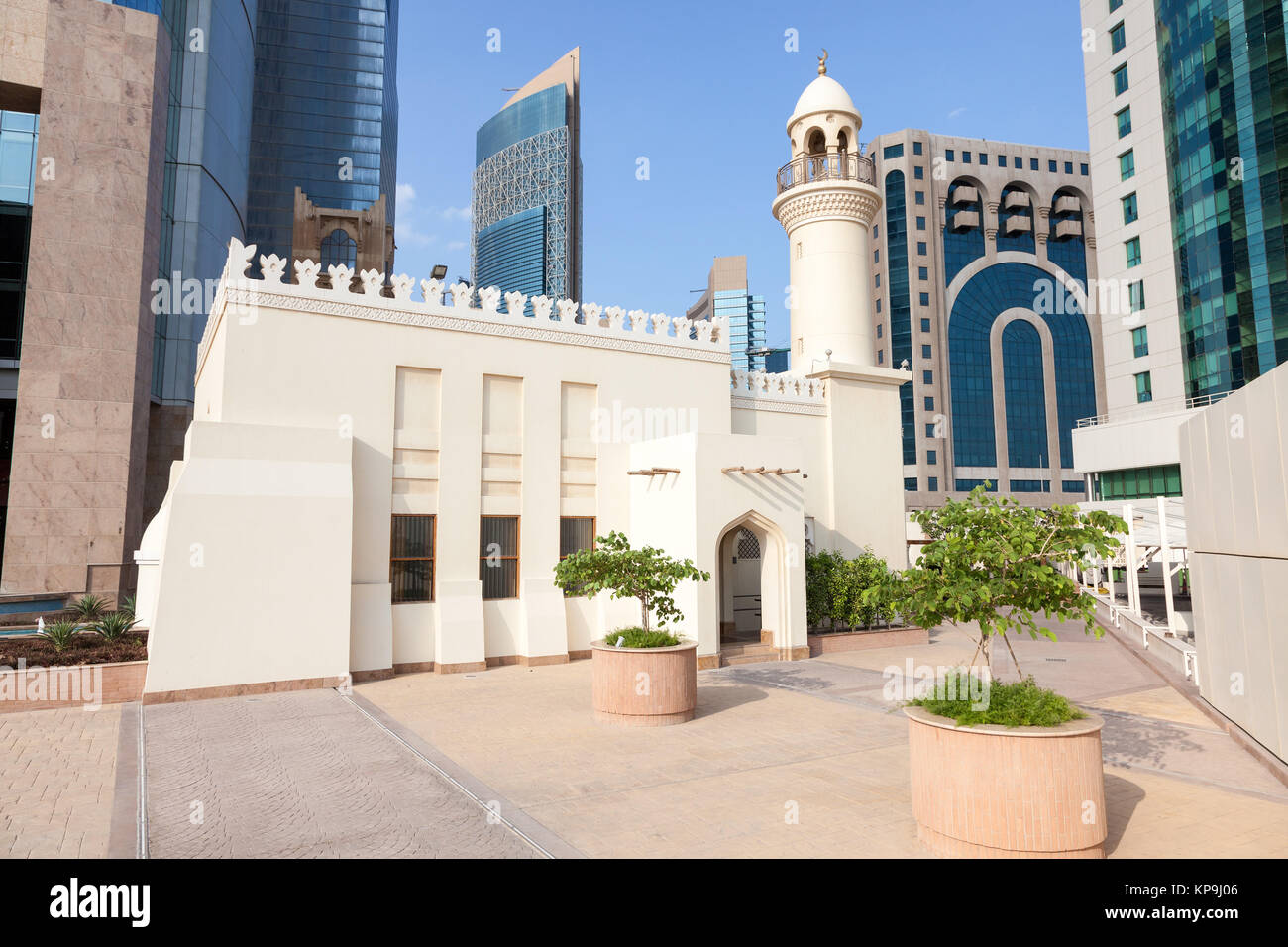 Mosque downtown in Doha, Qatar Stock Photo - Alamy