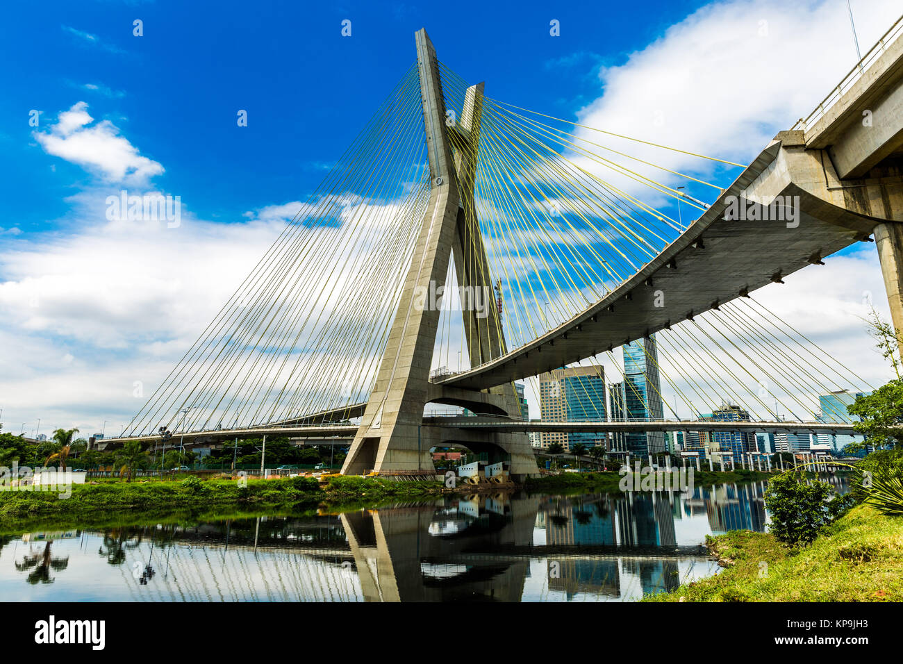 The most famous bridge in the city of Sao Paulo, Brazil Stock Photo - Alamy
