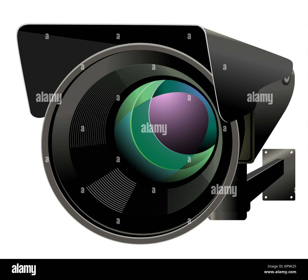CCTV vector illustration Stock Photo - Alamy