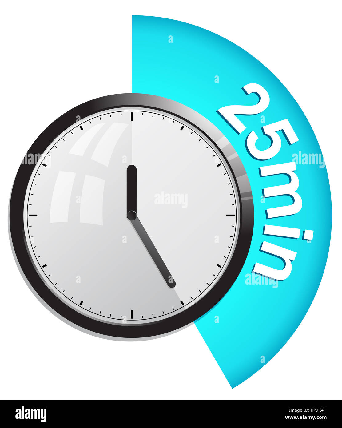 Timer 25 minutes vector illustration Stock Photo - Alamy Timer 25 minutes vector illustration Stock Photo - Alamy