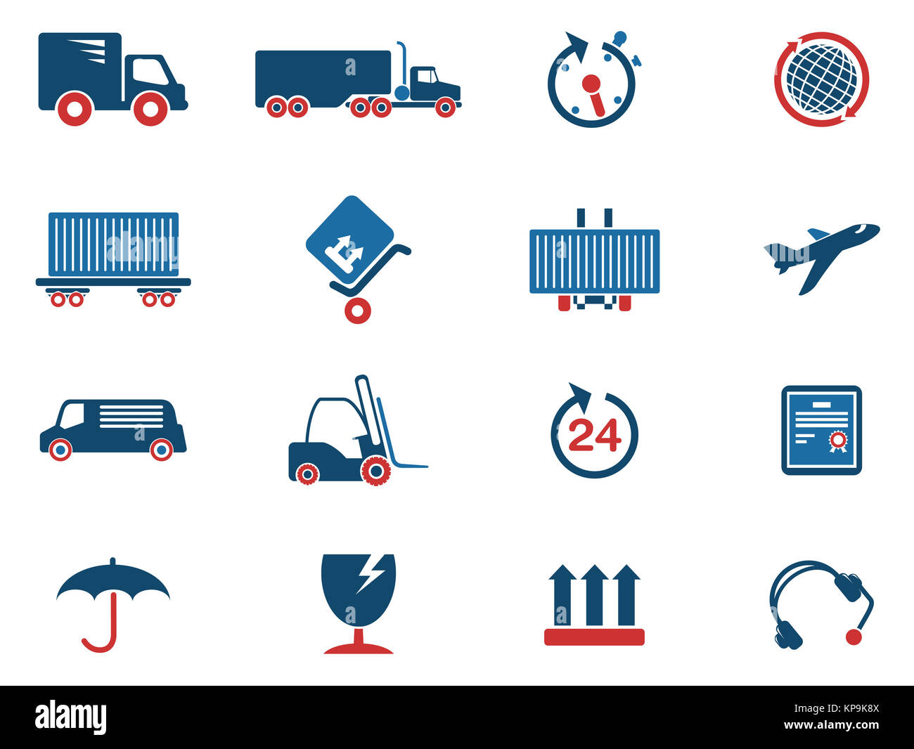 Cargo shipping symbols Stock Photo - Alamy