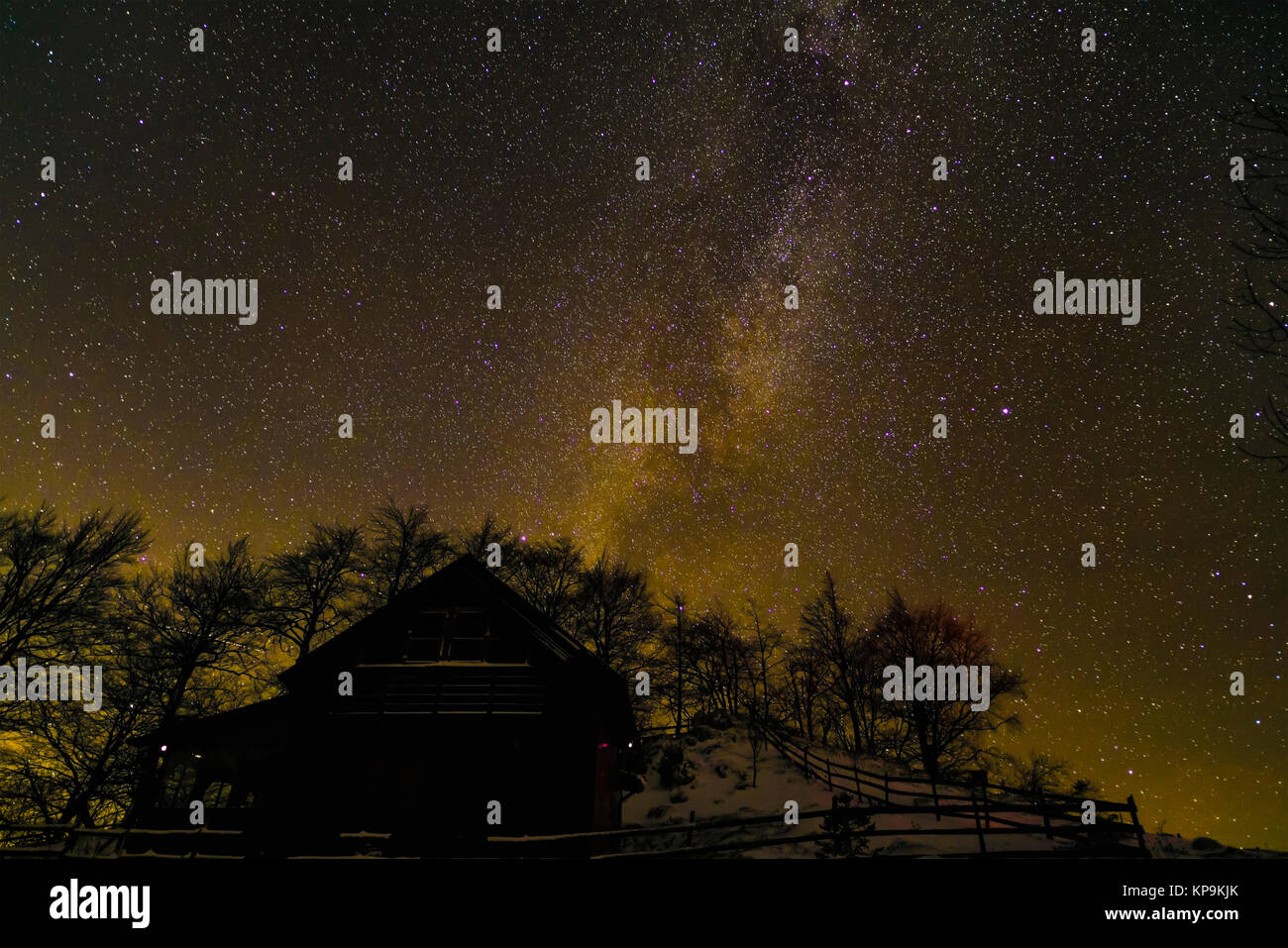 Rural landscape and night sky hi-res stock photography and images - Alamy
