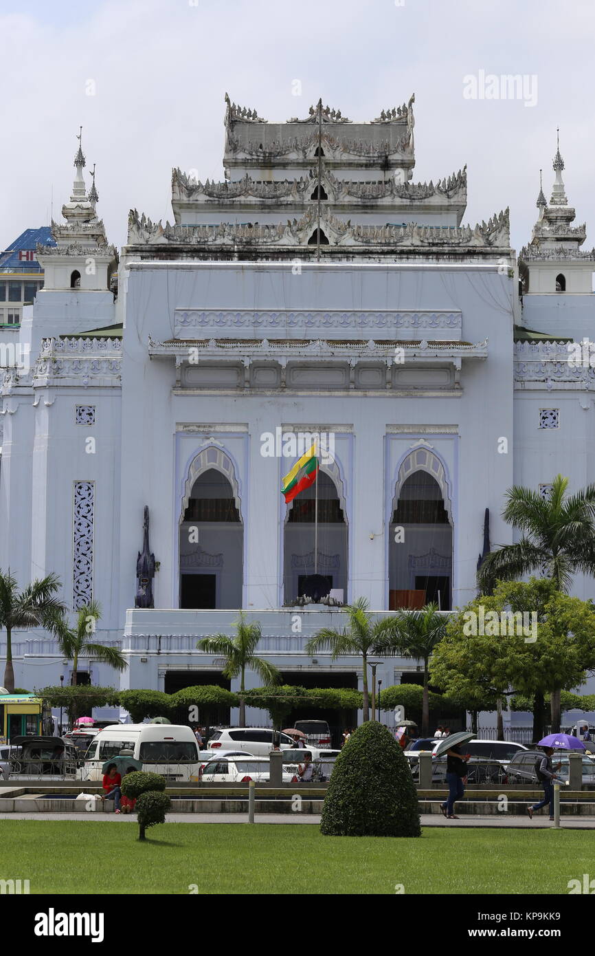 Colonial buildings of Yangon Stock Photo - Alamy