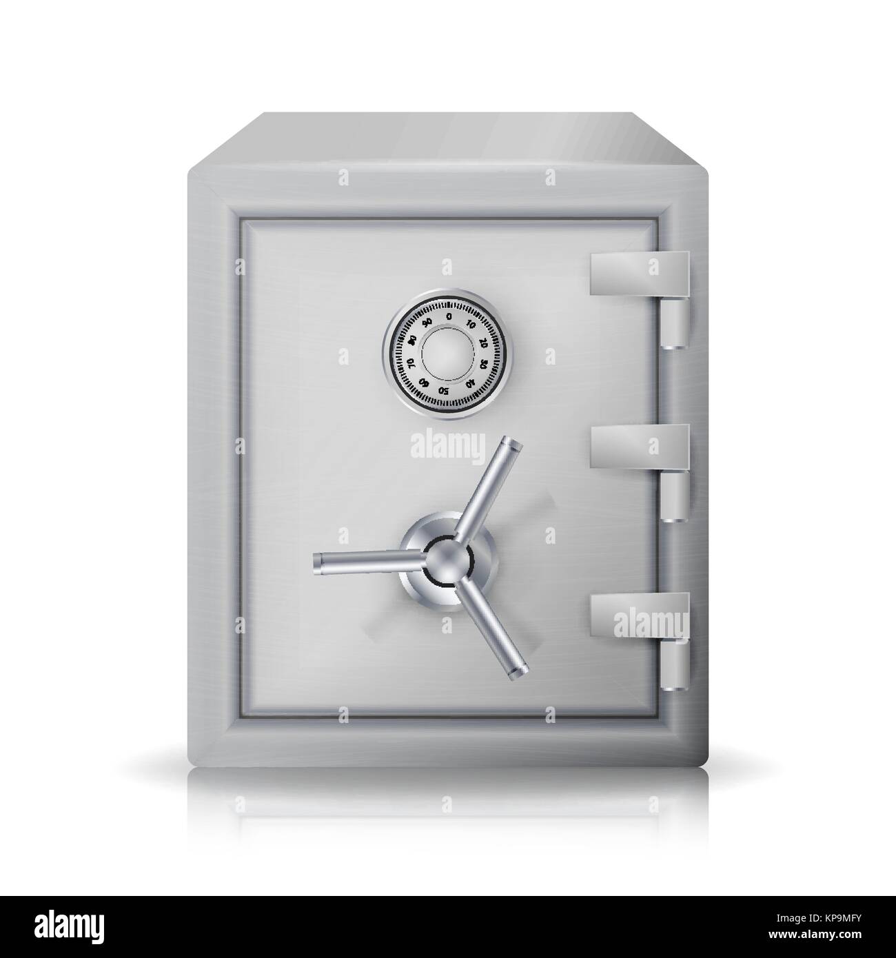 Metal Safe Realistic Vector Stock Vector Image & Art - Alamy