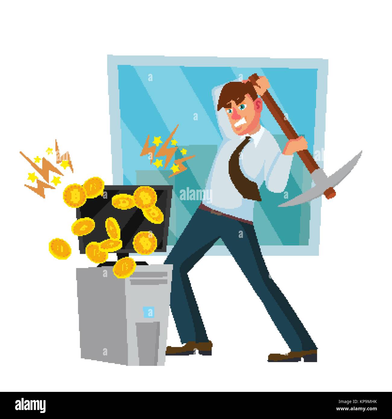Bitcoin Miner Clipart