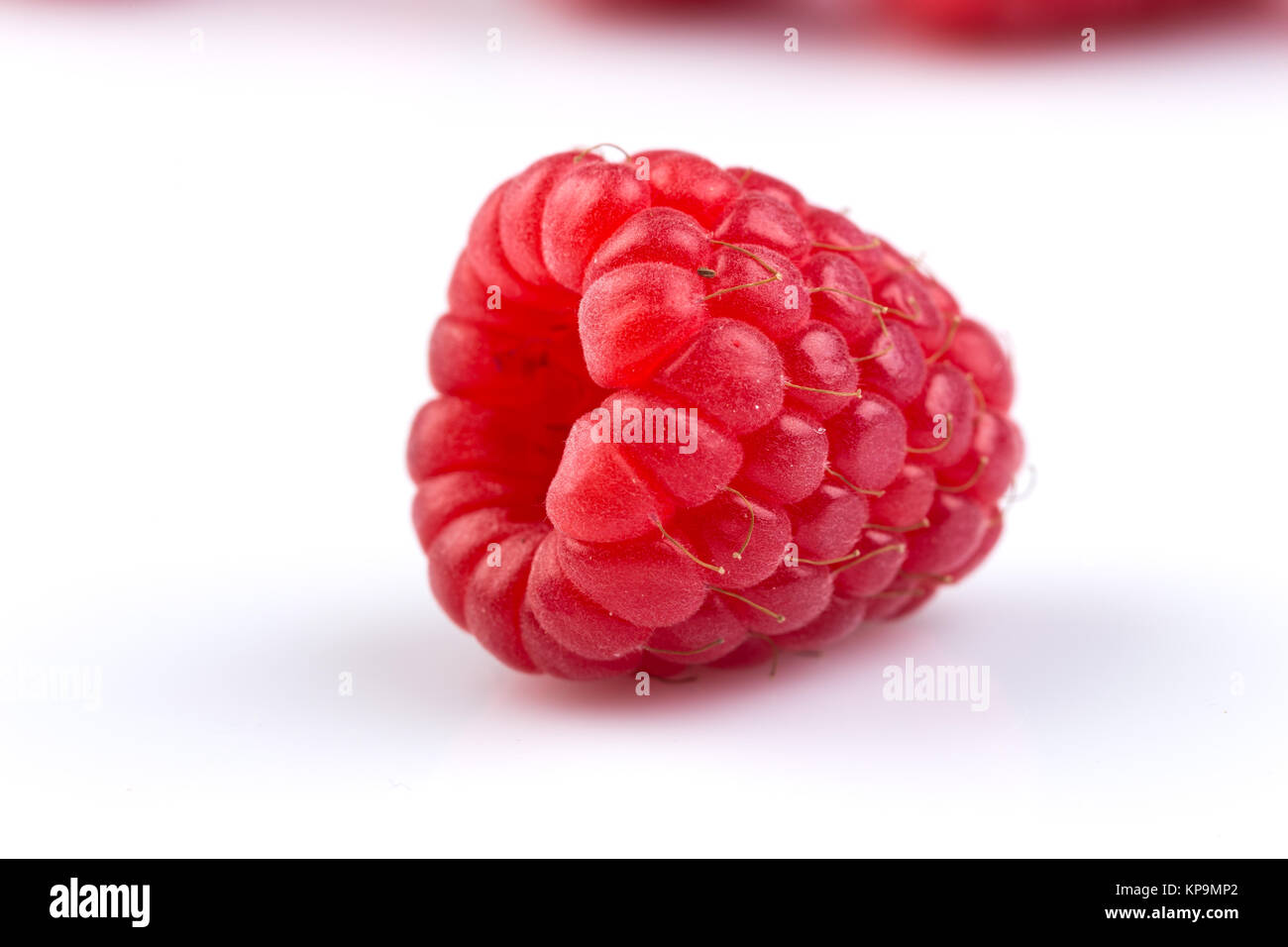 raspberry isolated on white background Stock Photo - Alamy