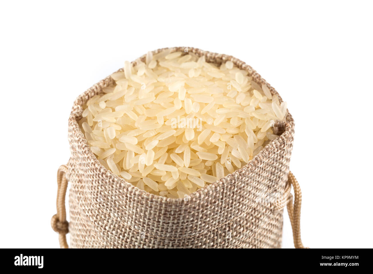 Long grain rice on white background Stock Photo - Alamy