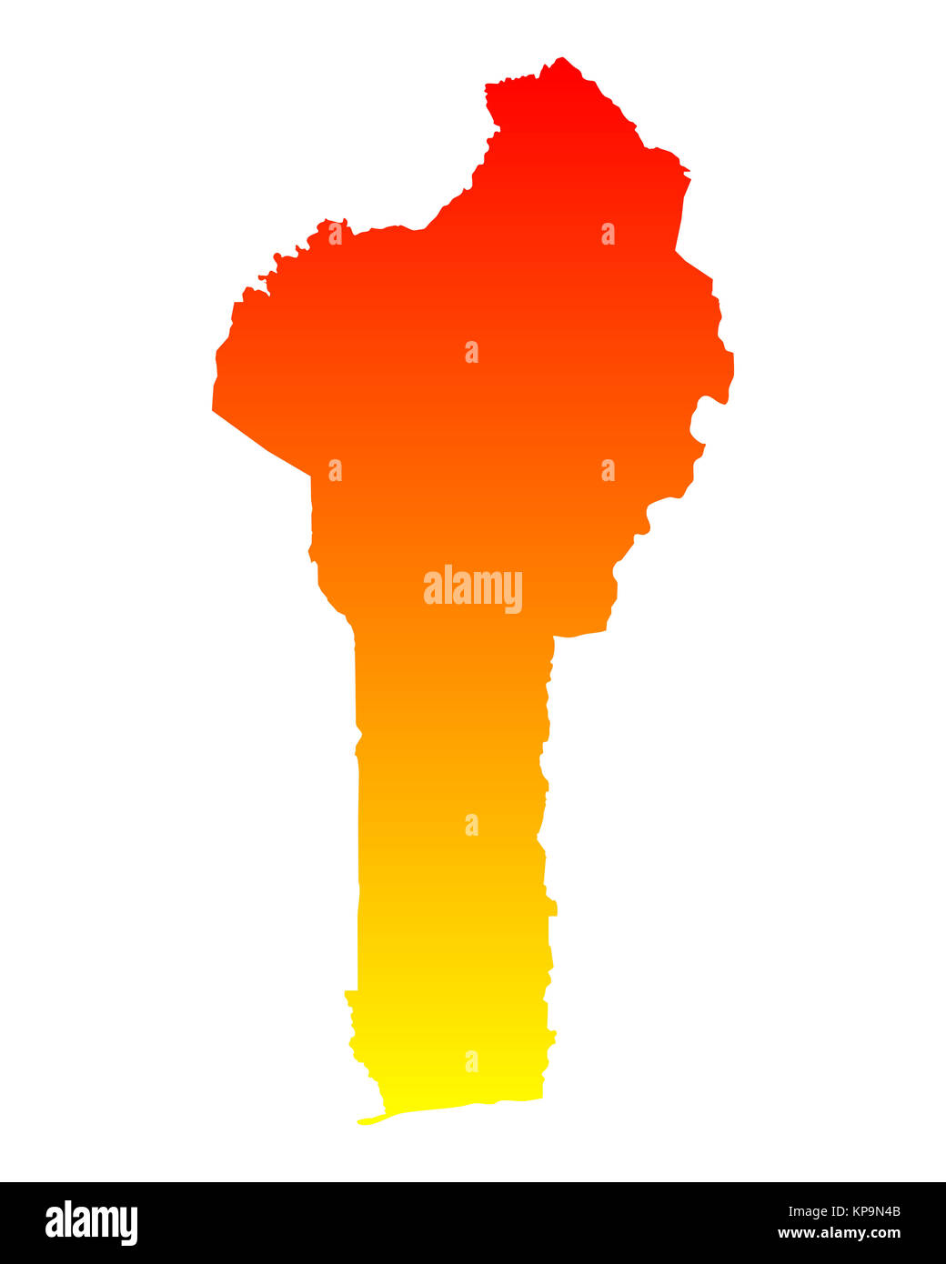 Karte von benin Cut Out Stock Images & Pictures - Alamy